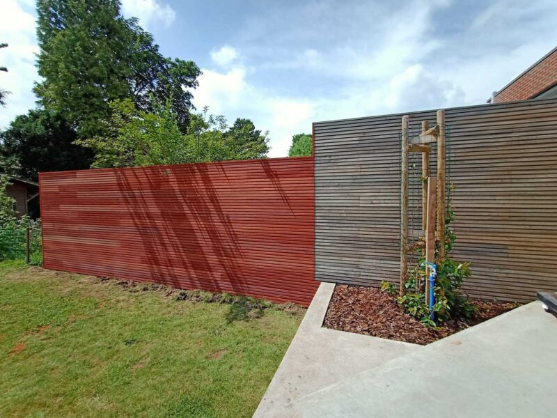 Houten tuinafsluiting met lange levensduur | Timberprojects